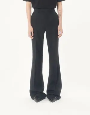 Valentino Garavani Nylon Gabardine Flare Trousers