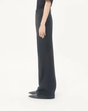 Valentino Garavani Nylon Gabardine Flare Trousers