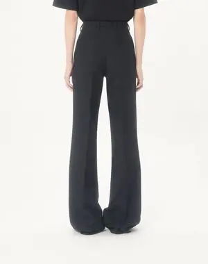 Valentino Garavani Nylon Gabardine Flare Trousers