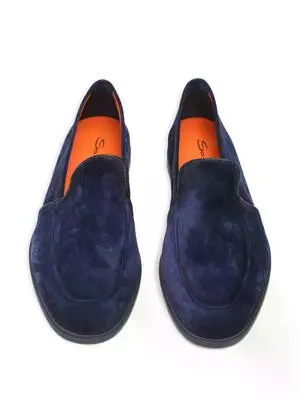 Santoni Leather Loafers