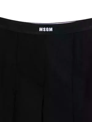 MSGM Logo Waistband Trousers