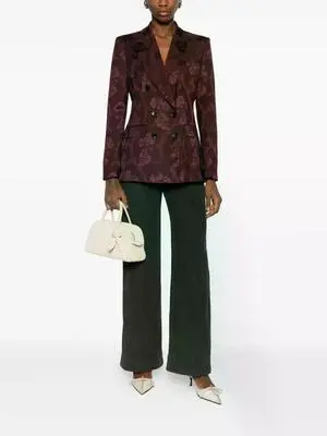 Etro Floral-jacquard Double-breasted Jacket
