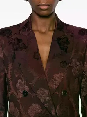 Etro Floral-jacquard Double-breasted Jacket