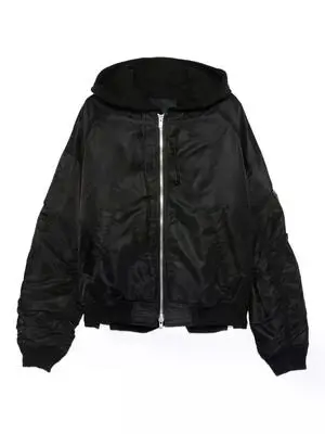JUUN.J Hooded Bomber Jacket