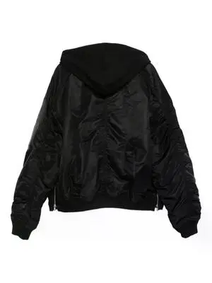 JUUN.J Hooded Bomber Jacket