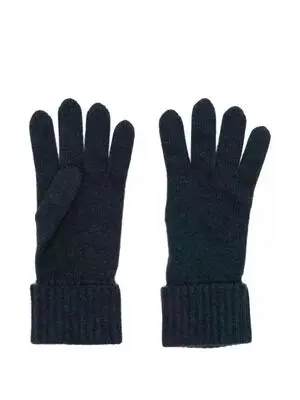 N.peal Ribbed Gloves - Blue