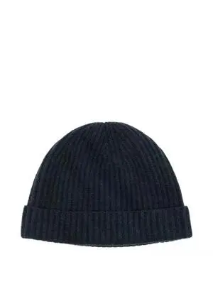 N.peal Cashmere Ribbed Beanie