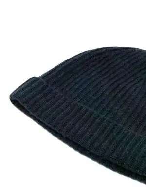 N.peal Cashmere Ribbed Beanie