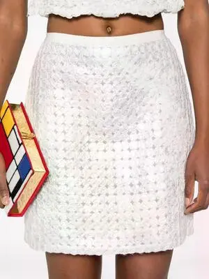 GEMY MAALOUF Sequin-embellished Miniskirt