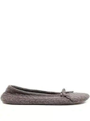 N.peal Cable Knit Slippers