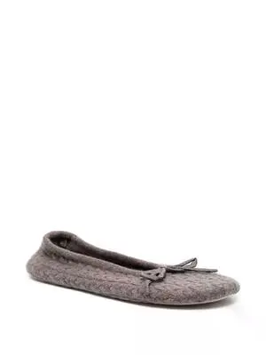 N.peal Cable Knit Slippers