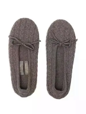 N.peal Cable Knit Slippers