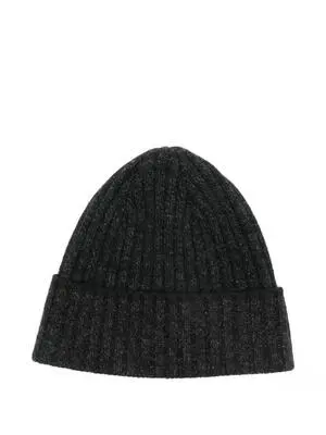 N.peal Ribbed Cashmere Beanie