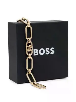 BOSS Double B Chain-link Clasp Bracelet