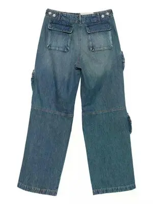 Coperni Flap-pocket Cotton Jeans