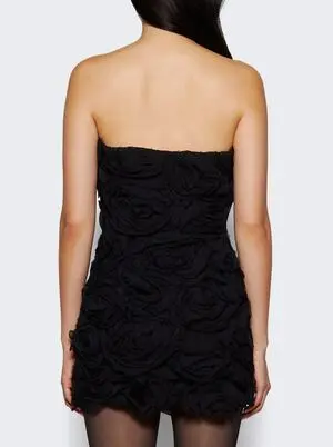 Zeynep Arçay Mini Dress With Rose Motifs