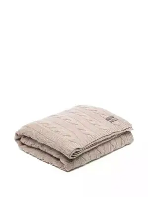 N.peal Cable Throw - Neutrals