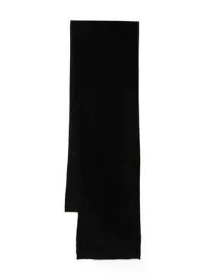 N.peal Brushed Cashmere Scarf - Black