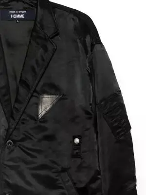 Comme Des Garçons Single-breasted Buttoned Coat