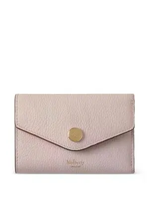 Mulberry Folded Grained-leather Wallet - Pink