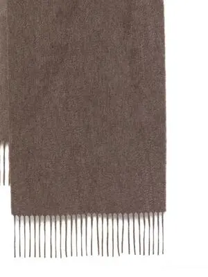 N.peal Woven Scarf - Brown