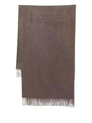 N.peal Cashmere Woven Shawl - Brown