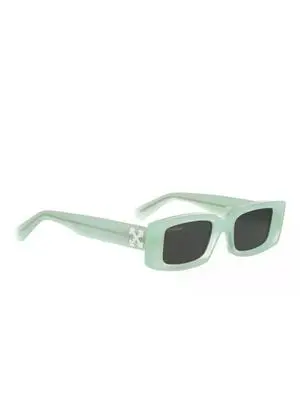 Off-White Rectangle-frame Tinted Sunglasses