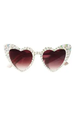 UNTAMED PETALS First Kiss Sunglasses - White