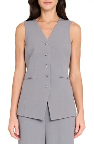 TAHARI ASL Button-up Vest