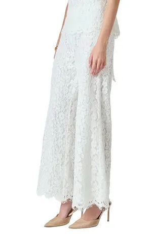 Endless Rose Floral Lace Wide Leg Pants