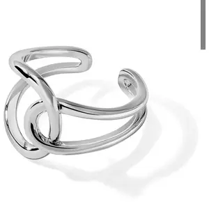 MIRANDA FRYE Celine Open Ring - Silver