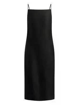 12 STOREEZ Open-back Tied-waist Dress - Black