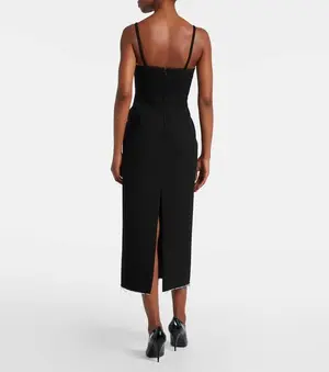 Givenchy Bustier Dress In Wool Blend