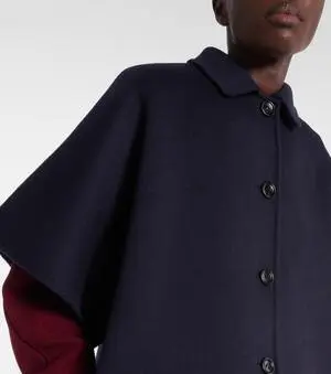 Gucci Single-breasted Wool Cape