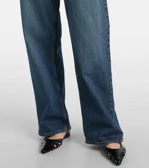 Alaïa Low-rise Straight Jeans