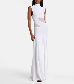 Alaïa Turtleneck Maxi Dress