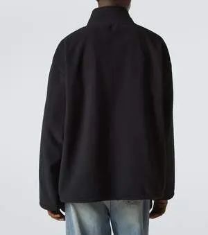 Miu Miu Fleece Half-zip Sweater