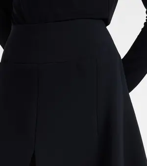 Alaïa Pleated Midi Skirt