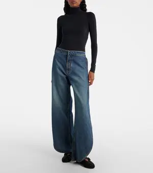Alaïa Vienne Embellished Ballet Flats