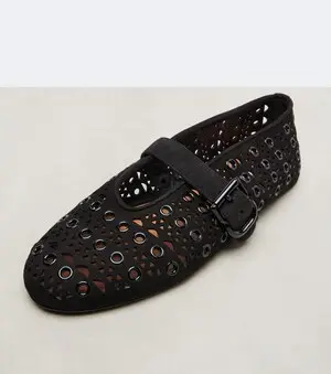 Alaïa Vienne Embellished Ballet Flats
