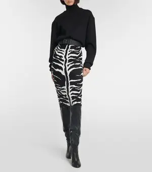 Alaïa Leather Knee-high Boots - Black