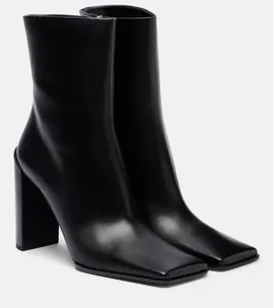 Alaia Silver Tone Booties