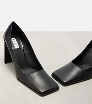 Alaïa Square Leather Pumps