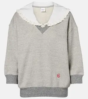 Chloe Trimmed Sweatshirts Hoodies For Women