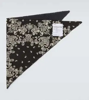 Satisfy Ghostfleece Bandana Cotton Scarf - Black