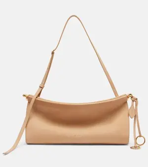 Alaïa Le Click Medium Leather Shoulder Bag - Beige