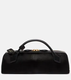 Alaïa Le Teckel Small Calf Hair Clutch - Brown