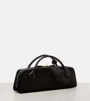 Alaïa Le Teckel Small Calf Hair Clutch - Brown