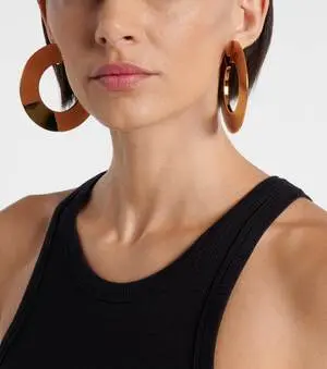 Alaïa Medium Hoop Earrings