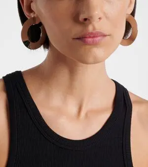 Alaïa Blade Hoop Earrings
